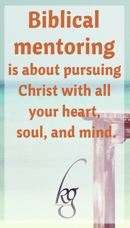 The Coming Alongside Part of Mentoring - Kindred Grace